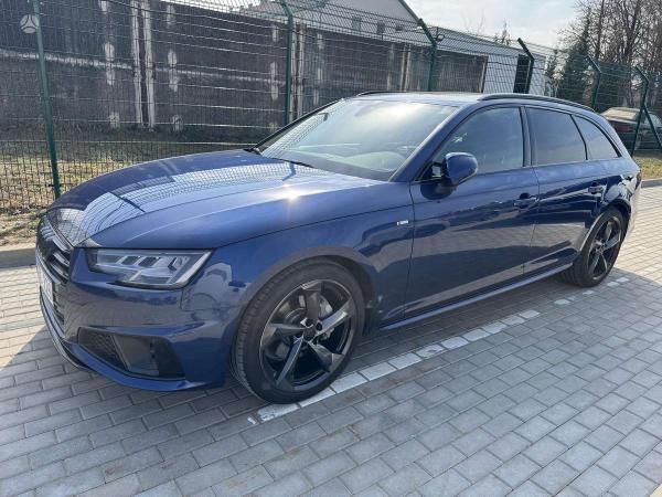 Blue Audi A4 2017 in Vilnius, with an engine capacity of 2.00 L and mileage of 126 thousand km for 17500 €, photo 2 on AUTOMOTO.COM.LV