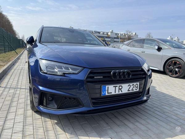 Blue Audi A4 2017 in Vilnius, with an engine capacity of 2.00 L and mileage of 126 thousand km for 17500 €, photo 3 on AUTOMOTO.COM.LV