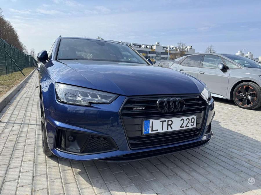 Zils Audi A4 2017 Viļņa, ar dzinēja tilpumu 2.00 L un nobraukumu 126 tūkst. km par 17500 €, foto 4 vietnē AUTOMOTO.COM.LV