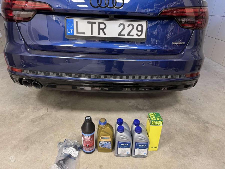Zils Audi A4 2017 Viļņa, ar dzinēja tilpumu 2.00 L un nobraukumu 126 tūkst. km par 17500 €, foto 35 vietnē AUTOMOTO.COM.LV