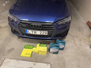 Zils Audi A4 2017 Viļņa, ar dzinēja tilpumu 2.00 L un nobraukumu 126 tūkst. km par 17500 €, foto 43 vietnē AUTOMOTO.COM.LV