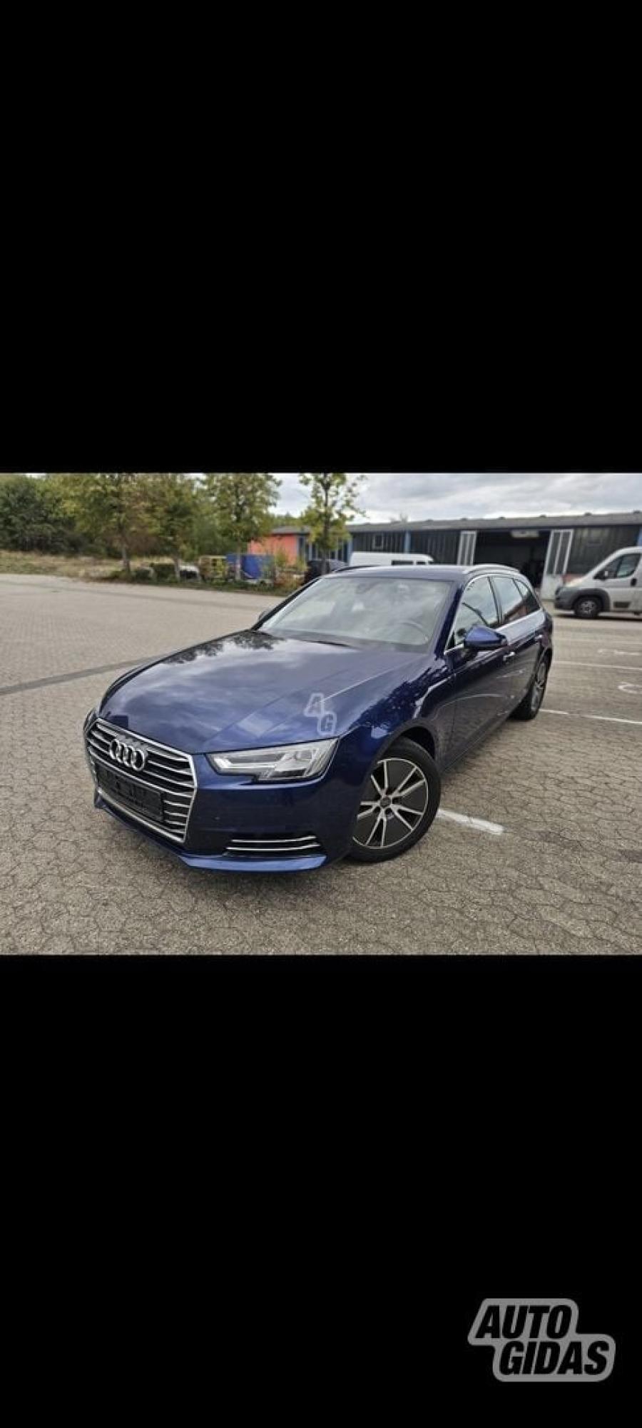 Blue Audi A4 2017 in Vilnius, with an engine capacity of 2.00 L and mileage of 290 thousand km for 10200 €, photo 1 on AUTOMOTO.COM.LV