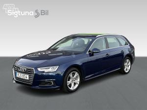 Blue Audi A4 2018 in Kaunas, with an engine capacity of 0.00 L and mileage of 89 thousand km for 24393 €, photo  on AUTOMOTO.COM.LV
