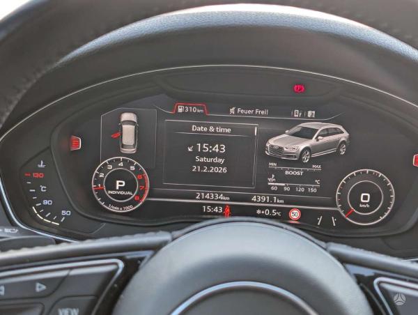 Zils Audi A4 2018 Viļņa, ar dzinēja tilpumu 1.98 L un nobraukumu 214 tūkst. km par 16500 €, foto 10 vietnē AUTOMOTO.COM.LV