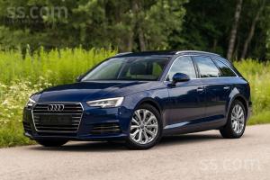 Blue Audi A4 2018 in Riga, with an engine capacity of 2.00 L and mileage of 234 thousand km for 14200 €, photo  on AUTOMOTO.COM.LV