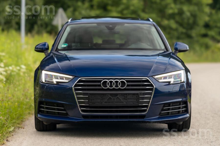 Blue Audi A4 2018 in Riga, with an engine capacity of 2.00 L and mileage of 234 thousand km for 14200 €, photo 4 on AUTOMOTO.COM.LV