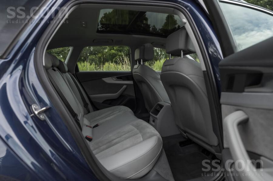 Blue Audi A4 2018 in Riga, with an engine capacity of 2.00 L and mileage of 234 thousand km for 14200 €, photo 7 on AUTOMOTO.COM.LV