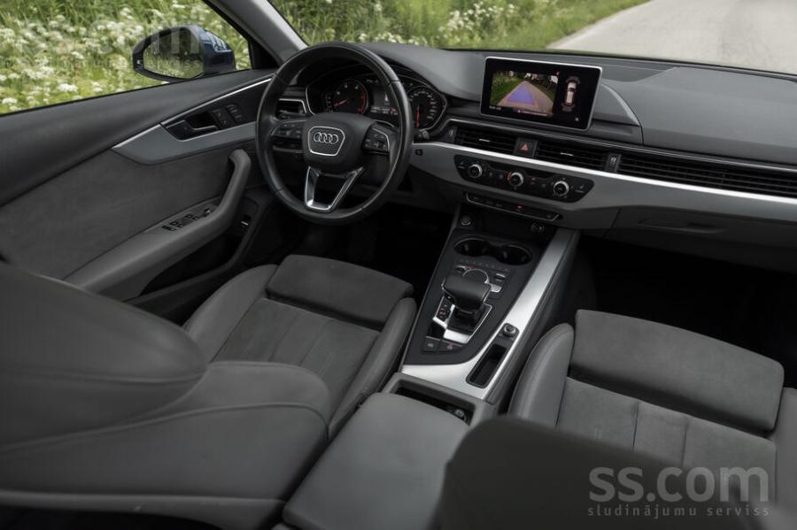 Blue Audi A4 2018 in Riga, with an engine capacity of 2.00 L and mileage of 234 thousand km for 14200 €, photo 8 on AUTOMOTO.COM.LV