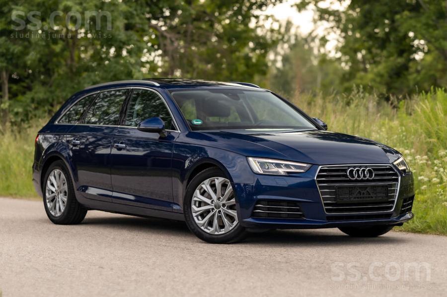 Blue Audi A4 2018 in Riga, with an engine capacity of 2.00 L and mileage of 234 thousand km for 14200 €, photo 9 on AUTOMOTO.COM.LV
