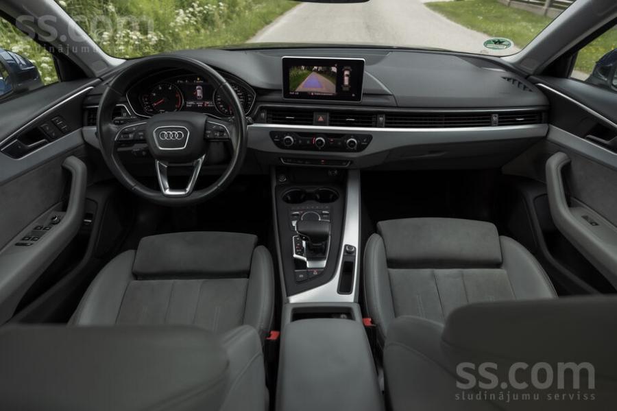 Blue Audi A4 2018 in Riga, with an engine capacity of 2.00 L and mileage of 234 thousand km for 14200 €, photo 12 on AUTOMOTO.COM.LV