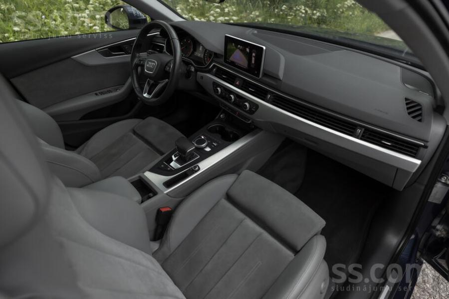 Blue Audi A4 2018 in Riga, with an engine capacity of 2.00 L and mileage of 234 thousand km for 14200 €, photo 24 on AUTOMOTO.COM.LV