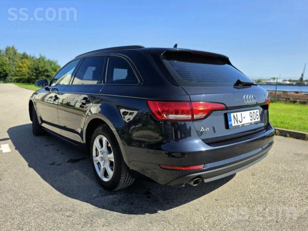Blue Audi A4 2018 in Riga, with an engine capacity of 1.40 L and mileage of 112 thousand km for 14400 €, photo 8 on AUTOMOTO.COM.LV