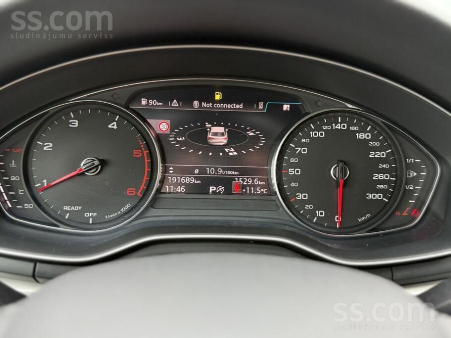 Blue Audi A4 2019 in Riga, with an engine capacity of 2.00 L and mileage of 191 thousand km for 15500 €, photo 11 on AUTOMOTO.COM.LV