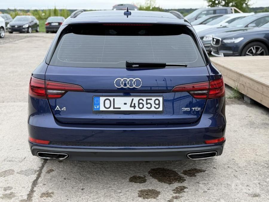 Blue Audi A4 2019 in Riga, with an engine capacity of 2.00 L and mileage of 191 thousand km for 15500 €, photo 24 on AUTOMOTO.COM.LV