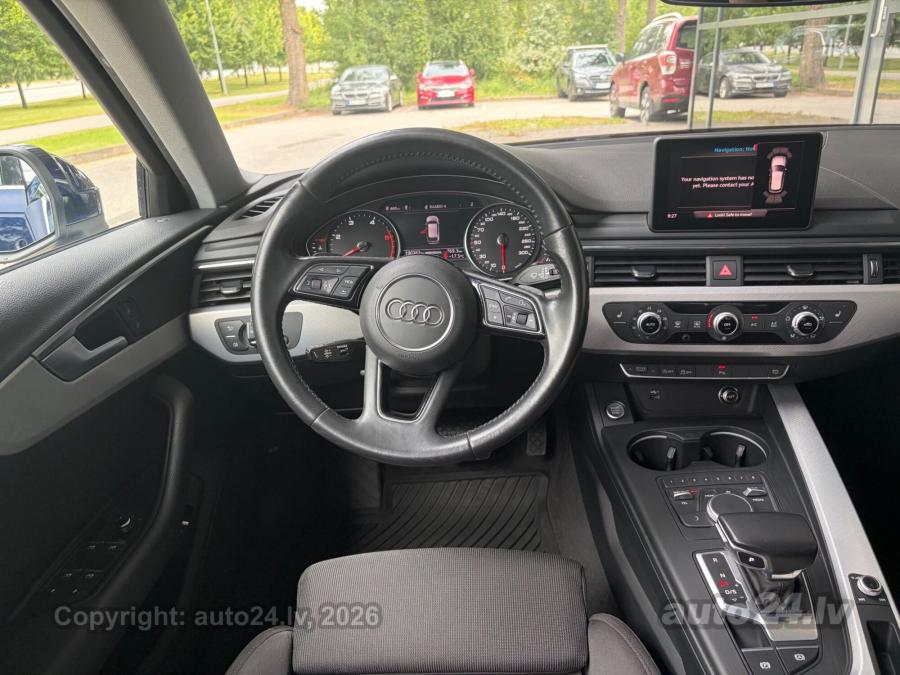 Zils Audi A4 2019 Tallina, ar dzinēja tilpumu 2.00 L un nobraukumu 190 tūkst. km par 18490 €, foto 9 vietnē AUTOMOTO.COM.LV