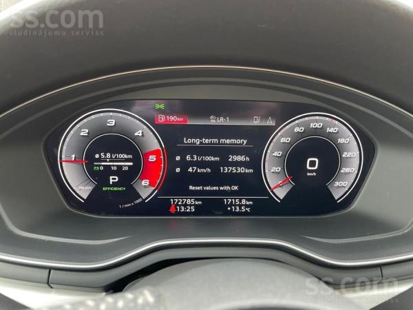 Ауди А4 2019 в Рига на AUTOMOTO.COM.LV Синий Ауди А4 2019 в Рига, объемом двигателя 2.00 л и пробегом 175 тыс. км за 20900 €, фото 10 на AUTOMOTO.COM.LV