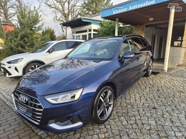 Blue Audi A4 2020 in Kaunas, with an engine capacity of 2.00 L and mileage of 87 thousand km for 24459 €, photo 5 on AUTOMOTO.COM.LV