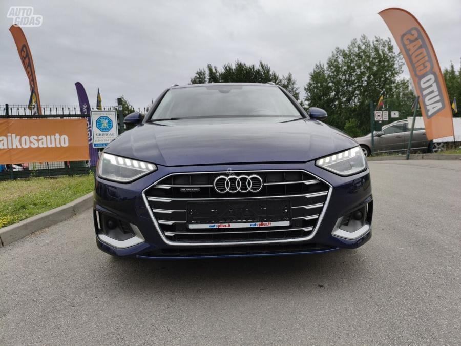 Zils Audi A4 2020 Kauņa, ar dzinēja tilpumu 2.00 L un nobraukumu 225 tūkst. km par 17950 €, foto 3 vietnē AUTOMOTO.COM.LV