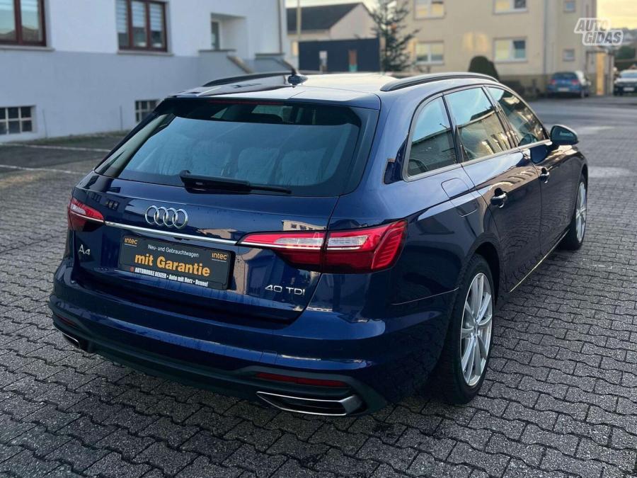 Blue Audi A4 2021 in Kaunas, with an engine capacity of 0.00 L and mileage of 86 thousand km for 27447 €, photo 7 on AUTOMOTO.COM.LV