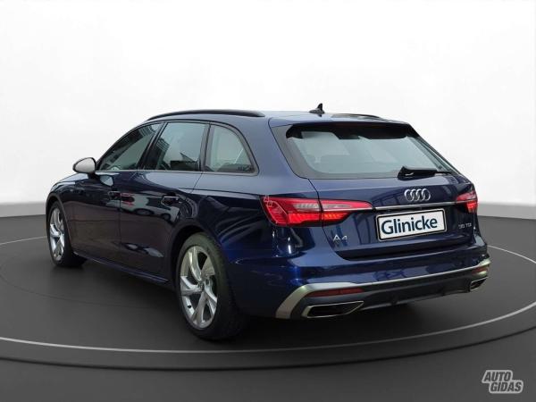 Blue Audi A4 2021 in Kaunas, with an engine capacity of 2.00 L and mileage of 83 thousand km for 28904 €, photo 8 on AUTOMOTO.COM.LV