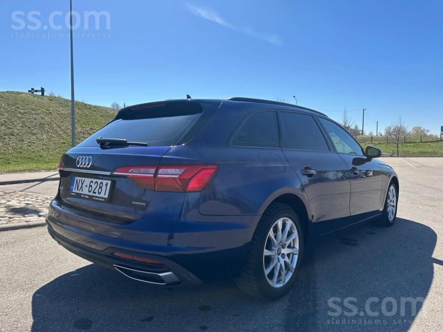 Blue Audi A4 2021 in Daugavpils, with an engine capacity of 2.00 L and mileage of 203 thousand km for 15500 €, photo 6 on AUTOMOTO.COM.LV