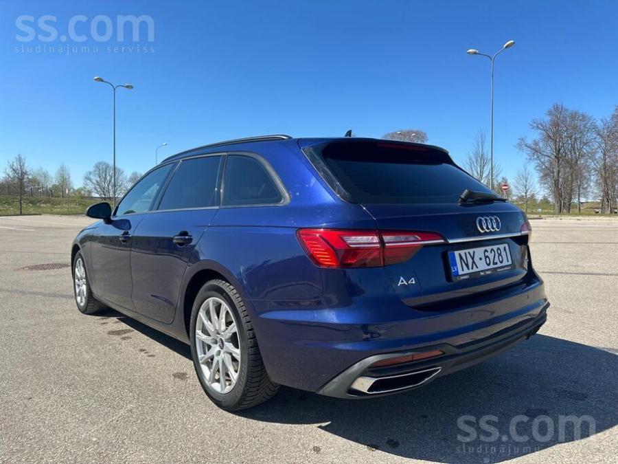 Blue Audi A4 2021 in Daugavpils, with an engine capacity of 2.00 L and mileage of 203 thousand km for 15500 €, photo 8 on AUTOMOTO.COM.LV