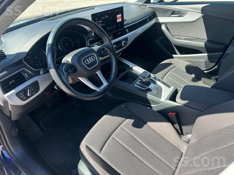 Blue Audi A4 2021 in Daugavpils, with an engine capacity of 2.00 L and mileage of 203 thousand km for 15500 €, photo 10 on AUTOMOTO.COM.LV