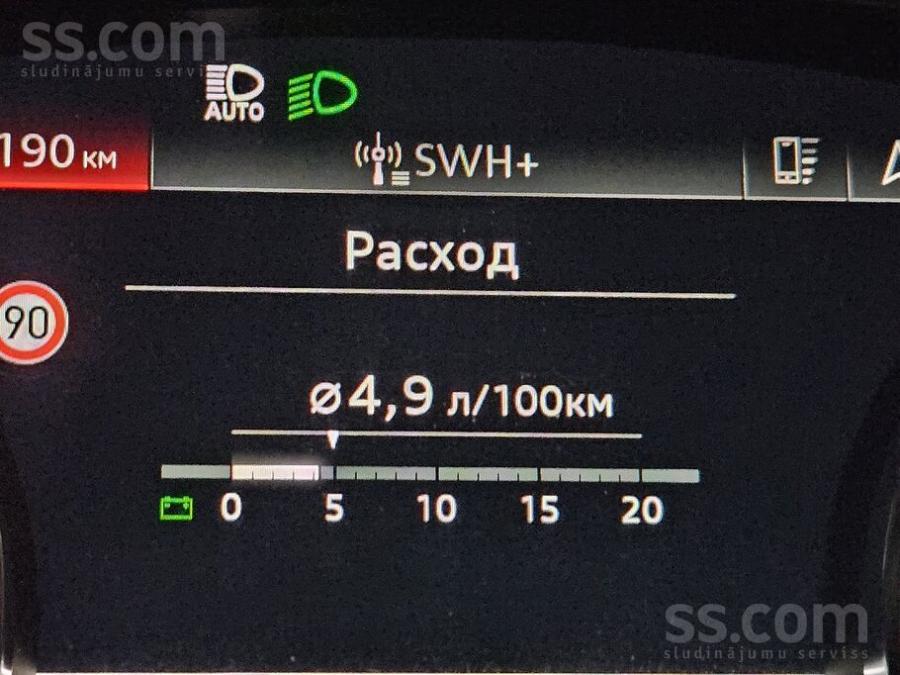 Blue Audi A4 2021 in Daugavpils, with an engine capacity of 2.00 L and mileage of 205 thousand km for 14300 €, photo 16 on AUTOMOTO.COM.LV