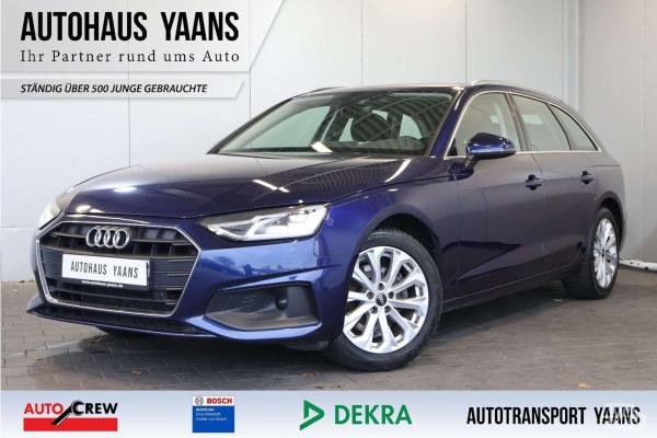 Zils Audi A4 2022 Kauņa, ar dzinēja tilpumu 2.00 L un nobraukumu 74 tūkst. km par 27447 €, foto 1 vietnē AUTOMOTO.COM.LV