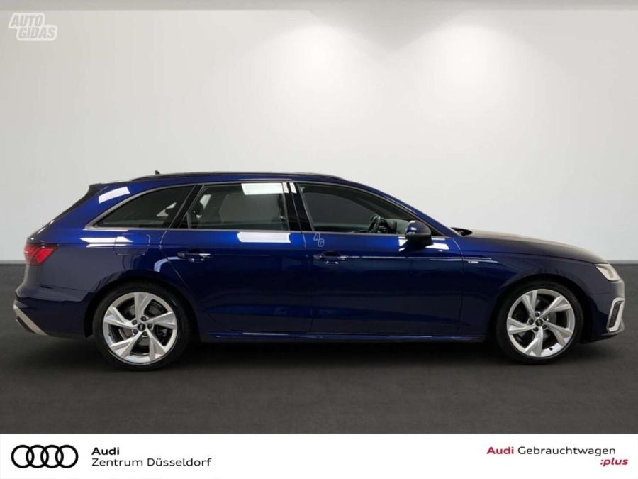 Blue Audi A4 2023 in Kaunas, with an engine capacity of 2.00 L and mileage of 81 thousand km for 31557 €, photo 3 on AUTOMOTO.COM.LV