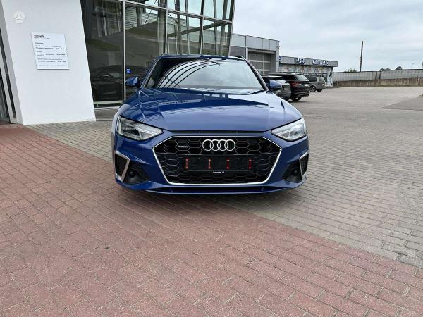 Zils Audi A4 2024 Šauļi, ar dzinēja tilpumu 1.98 L un nobraukumu 46 tūkst. km par 26900 €, foto 2 vietnē AUTOMOTO.COM.LV