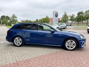 Zils Audi A4 2024 Šauļi, ar dzinēja tilpumu 1.98 L un nobraukumu 46 tūkst. km par 26900 €, foto 4 vietnē AUTOMOTO.COM.LV