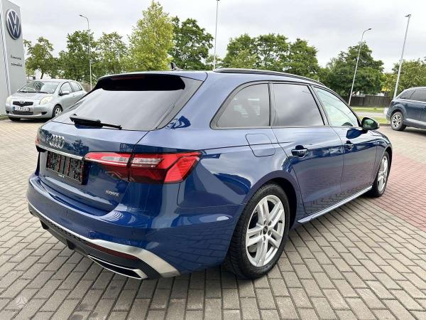 Zils Audi A4 2024 Šauļi, ar dzinēja tilpumu 1.98 L un nobraukumu 46 tūkst. km par 26900 €, foto 6 vietnē AUTOMOTO.COM.LV