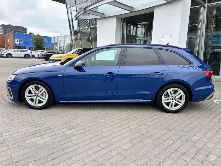 Zils Audi A4 2024 Šauļi, ar dzinēja tilpumu 1.98 L un nobraukumu 46 tūkst. km par 26900 €, foto 13 vietnē AUTOMOTO.COM.LV