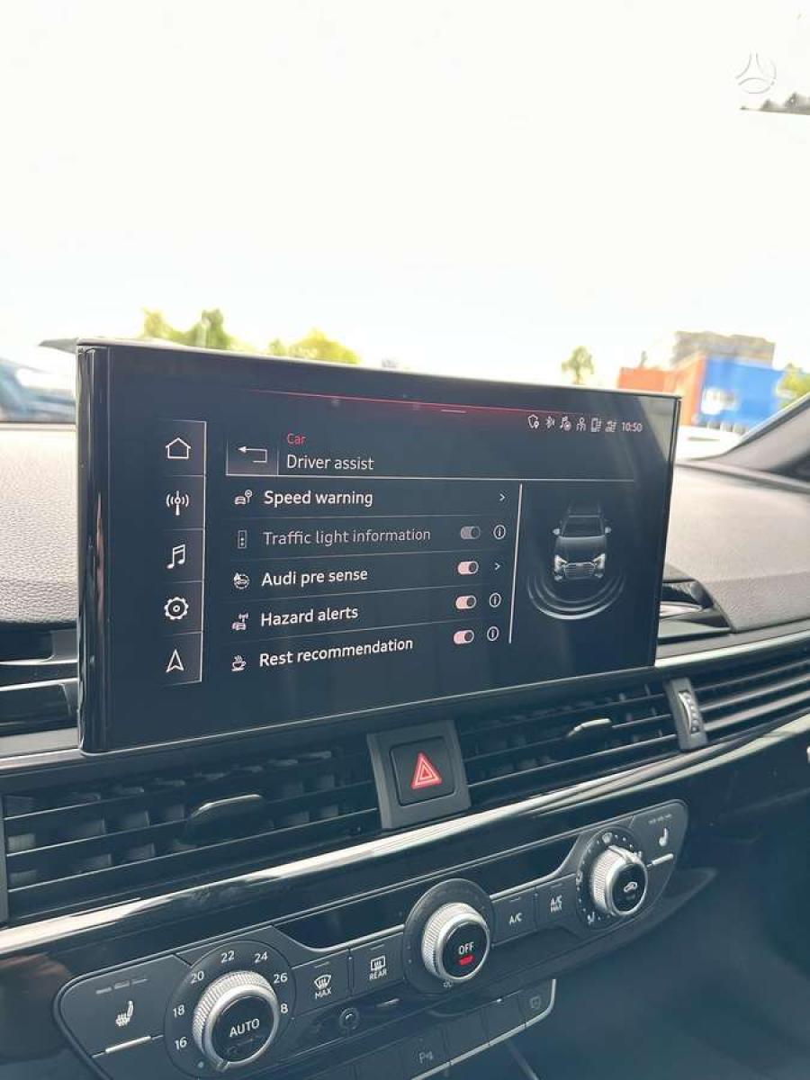 Zils Audi A4 2024 Šauļi, ar dzinēja tilpumu 1.98 L un nobraukumu 46 tūkst. km par 26900 €, foto 24 vietnē AUTOMOTO.COM.LV