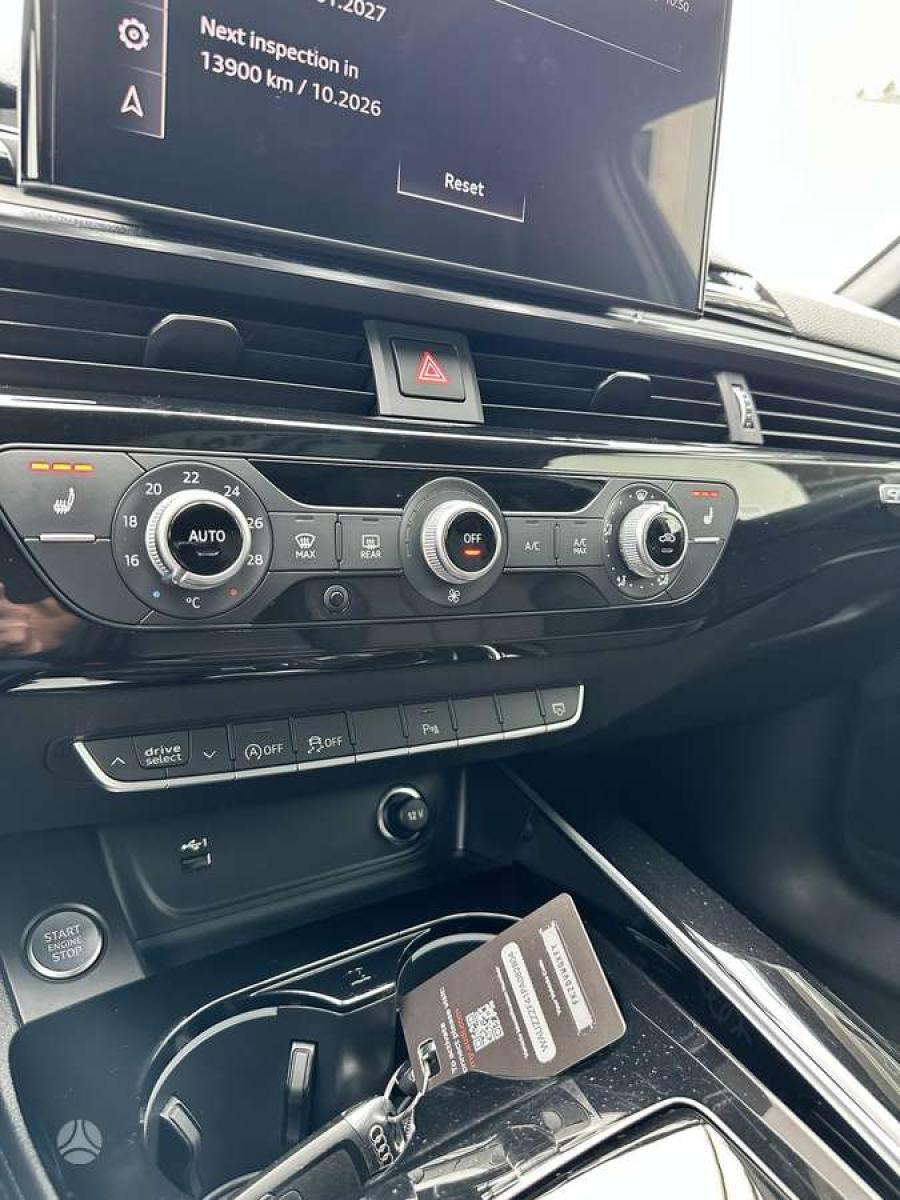 Zils Audi A4 2024 Šauļi, ar dzinēja tilpumu 1.98 L un nobraukumu 46 tūkst. km par 26900 €, foto 26 vietnē AUTOMOTO.COM.LV