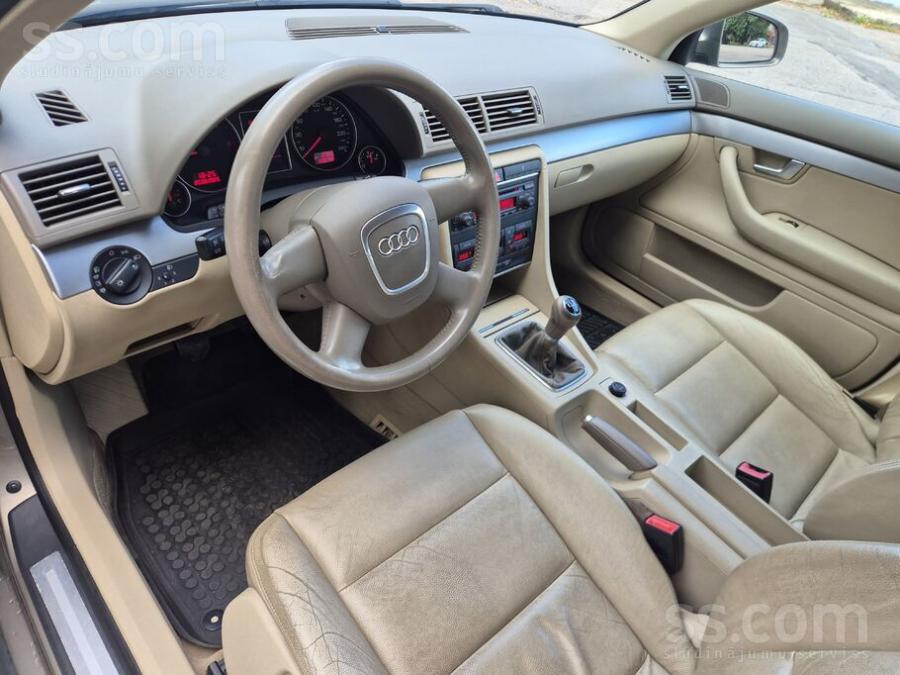 Brown Audi A4 2006 in Riga, with an engine capacity of 2.70 L and mileage of 223 thousand km for 2300 €, photo 6 on AUTOMOTO.COM.LV