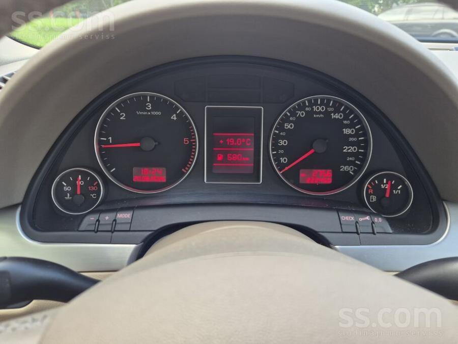 Brown Audi A4 2006 in Riga, with an engine capacity of 2.70 L and mileage of 223 thousand km for 2300 €, photo 7 on AUTOMOTO.COM.LV