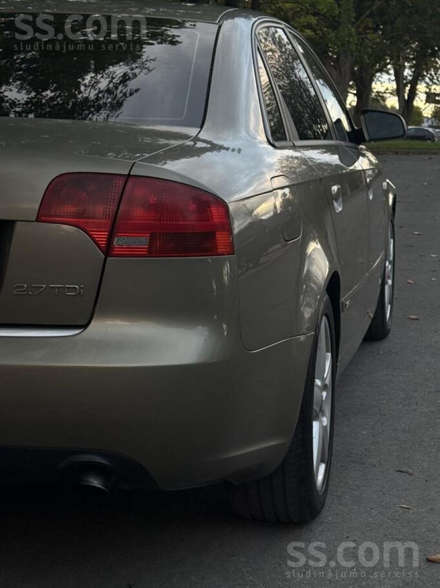 Brown Audi A4 2006 in Cesis, with an engine capacity of 2.70 L and mileage of 329 thousand km for 2950 €, photo 11 on AUTOMOTO.COM.LV