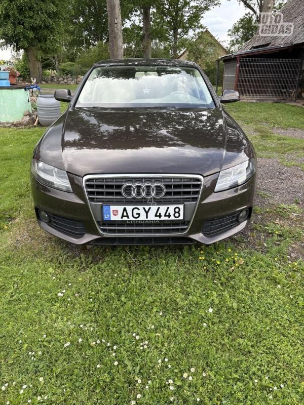 Brūns Audi A4 2010 Mažeikiai, ar dzinēja tilpumu 2.00 L un nobraukumu 190 tūkst. km par 5200 €, foto 1 vietnē AUTOMOTO.COM.LV