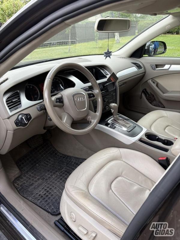 Brūns Audi A4 2010 Mažeikiai, ar dzinēja tilpumu 2.00 L un nobraukumu 190 tūkst. km par 5200 €, foto 5 vietnē AUTOMOTO.COM.LV