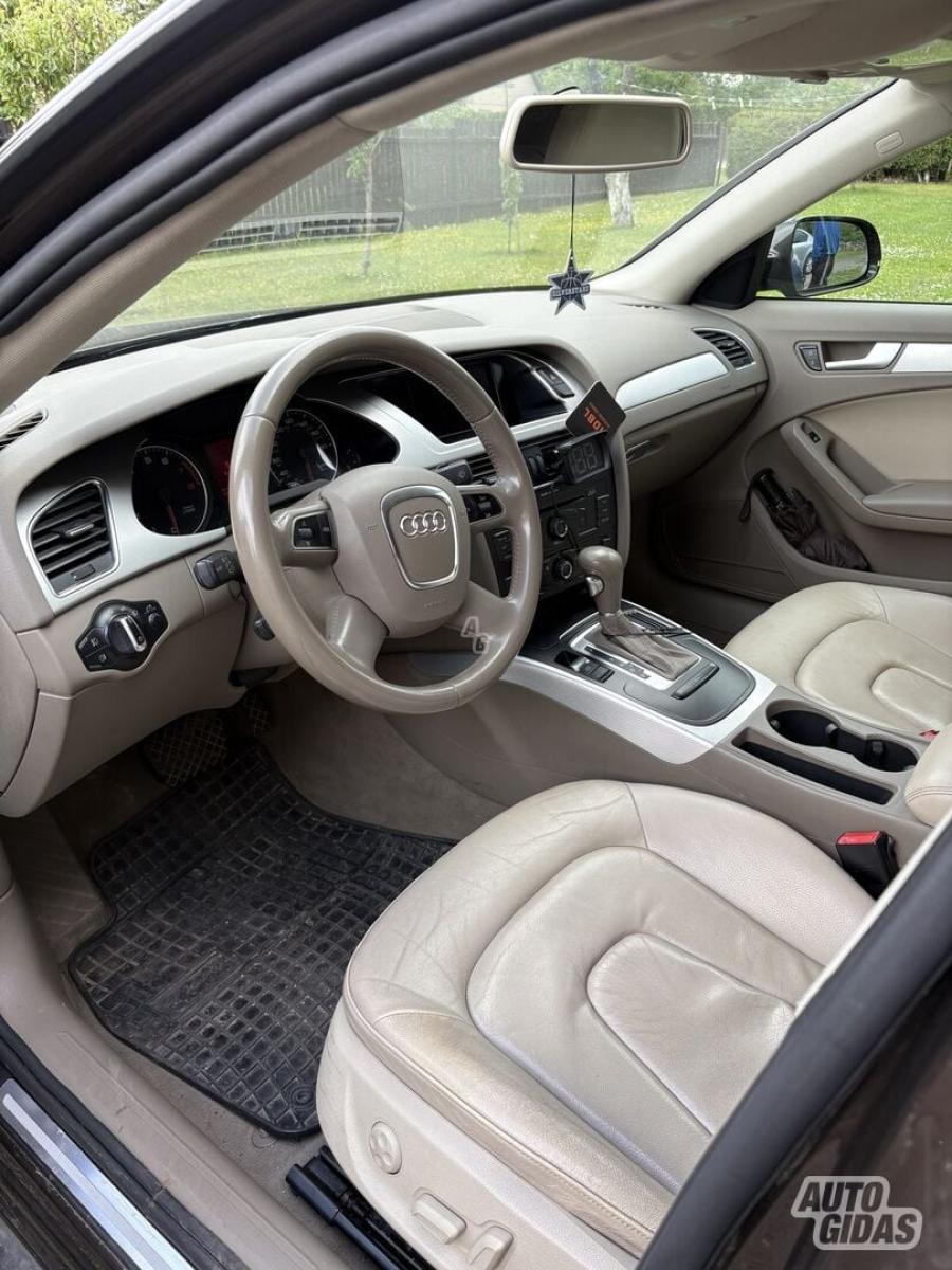 Brūns Audi A4 2010 Mažeikiai, ar dzinēja tilpumu 2.00 L un nobraukumu 190 tūkst. km par 5200 €, foto 6 vietnē AUTOMOTO.COM.LV