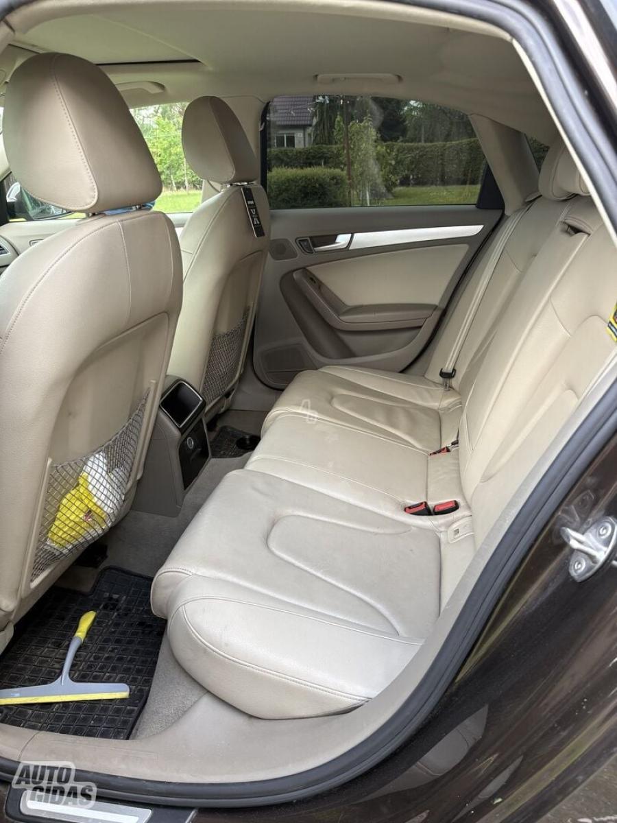 Brūns Audi A4 2010 Mažeikiai, ar dzinēja tilpumu 2.00 L un nobraukumu 190 tūkst. km par 5200 €, foto 9 vietnē AUTOMOTO.COM.LV