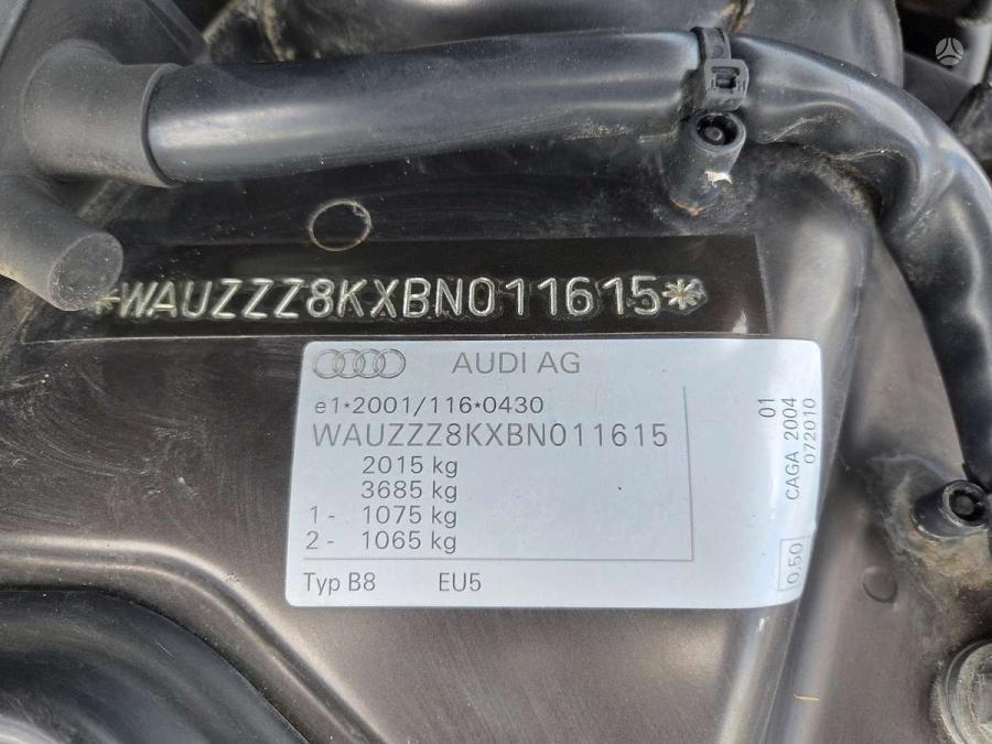Коричневый Ауди А4 2010 в Вильнюс, объемом двигателя 1.97 л и пробегом 257 тыс. км за 6000 €, фото 21 на AUTOMOTO.COM.LV