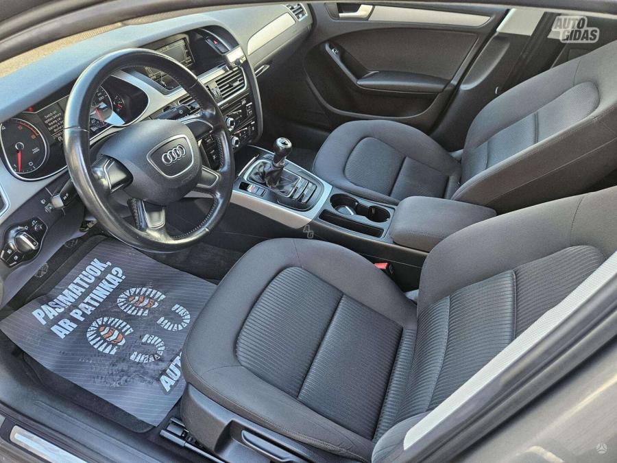 Brūns Audi A4 2013 Šauļi, ar dzinēja tilpumu 2.00 L un nobraukumu 270 tūkst. km par 7950 €, foto 15 vietnē AUTOMOTO.COM.LV