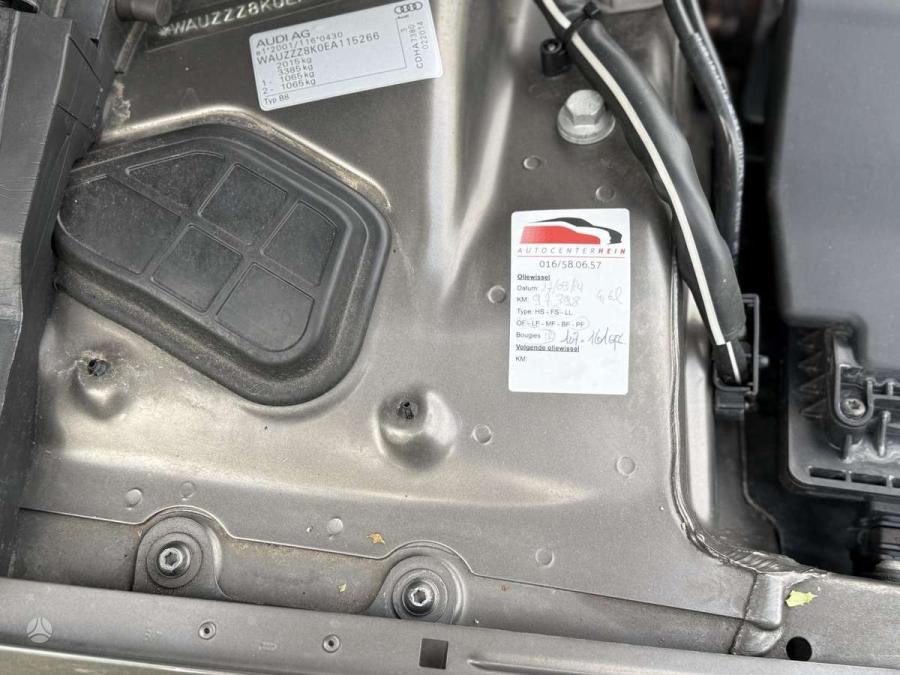 Brown Audi A4 2014 in Utena, with an engine capacity of 1.80 L and mileage of 113 thousand km for 9900 €, photo 22 on AUTOMOTO.COM.LV