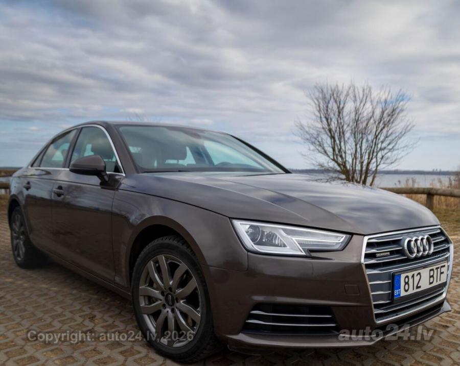 Brown Audi A4 2016 in Tallinn, with an engine capacity of 2.00 L and mileage of 213 thousand km for 14500 €, photo 1 on AUTOMOTO.COM.LV