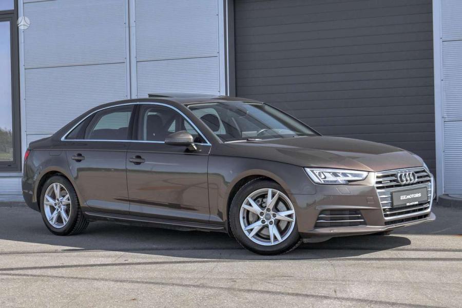 Brown Audi A4 2017 in Kaunas, with an engine capacity of 1.97 L and mileage of 291 thousand km for 13999 €, photo 1 on AUTOMOTO.COM.LV