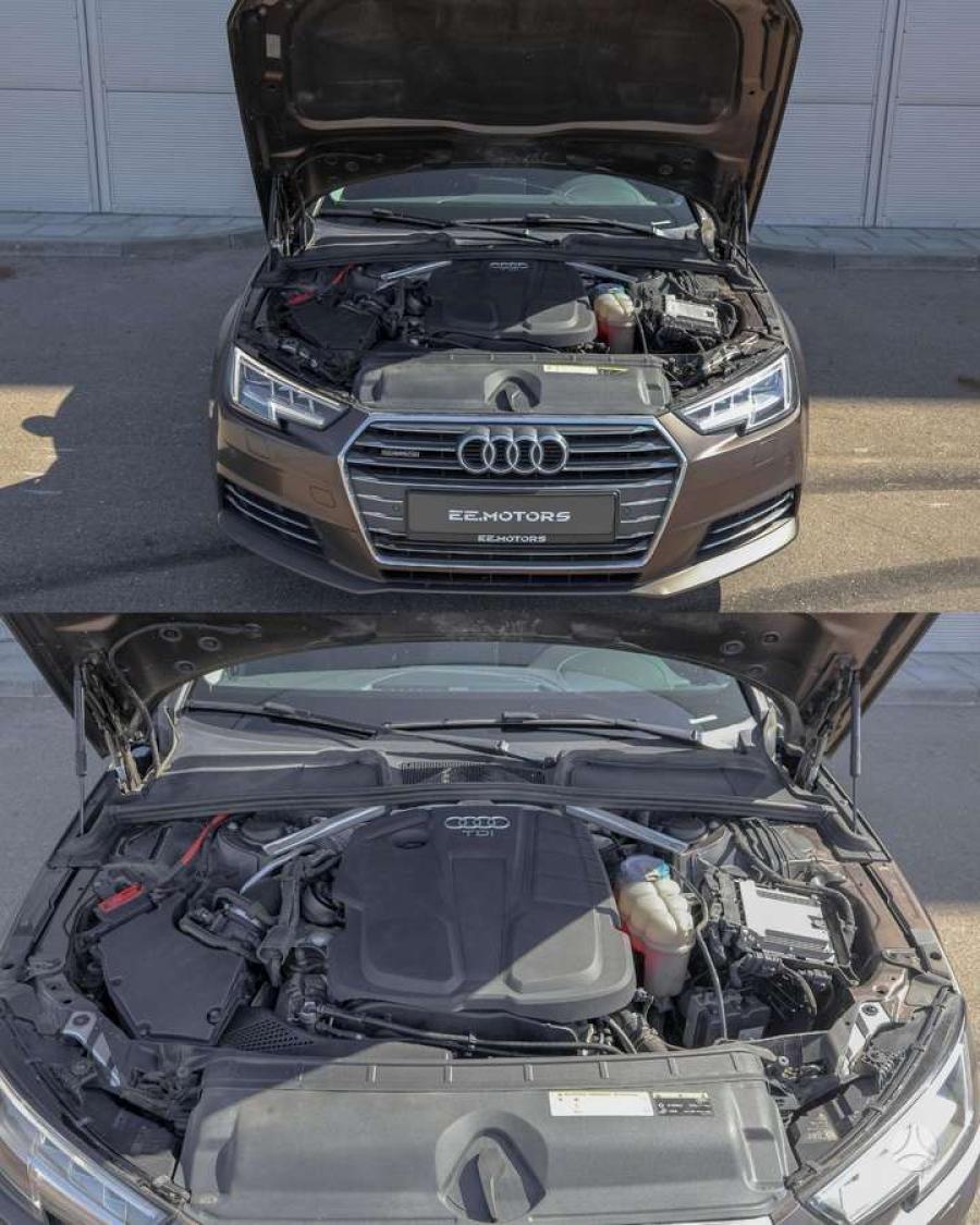 Brown Audi A4 2017 in Kaunas, with an engine capacity of 1.97 L and mileage of 291 thousand km for 13999 €, photo 48 on AUTOMOTO.COM.LV