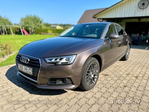 Brūns Audi A4 2018 Tallina, ar dzinēja tilpumu 2.00 L un nobraukumu 96 tūkst. km par 16500 €, foto  vietnē AUTOMOTO.COM.LV